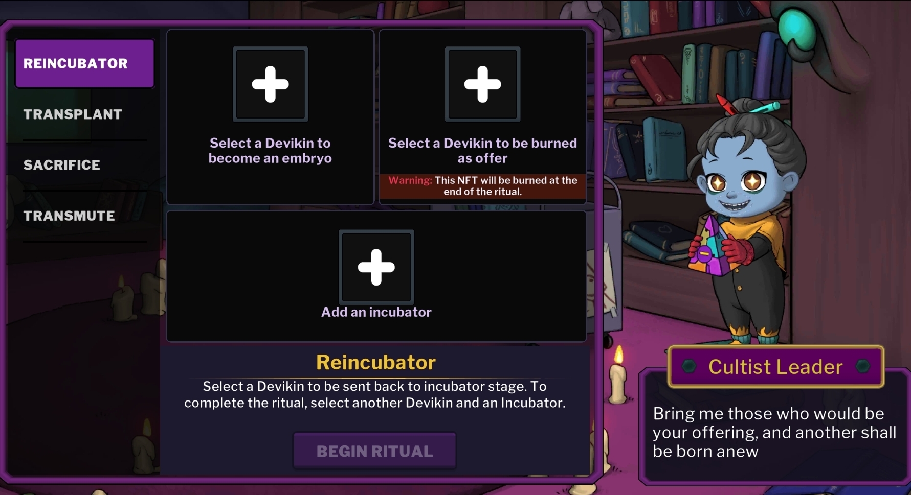 Rituals - Reincubator - Devikins